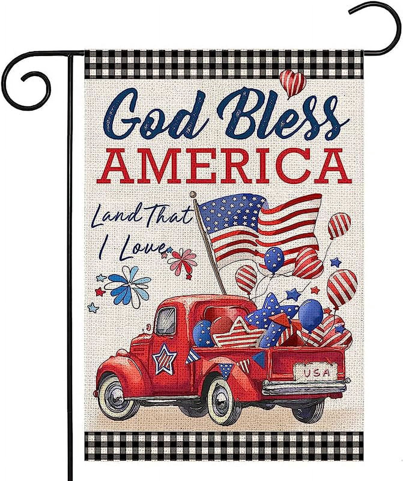 4th of Flags for Outside,Patriotic American Truck with Flags Buffalo ...