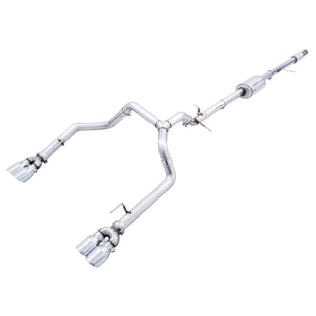 4th Gen GM 1500 5.3L 0FG Catback Split Rear Exit with Bumper Cutouts ...