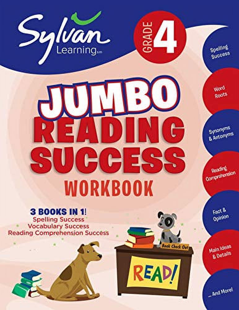 Pre-Owned 4th Grade Jumbo Reading Success Workbook: 3 Books in 1 ...