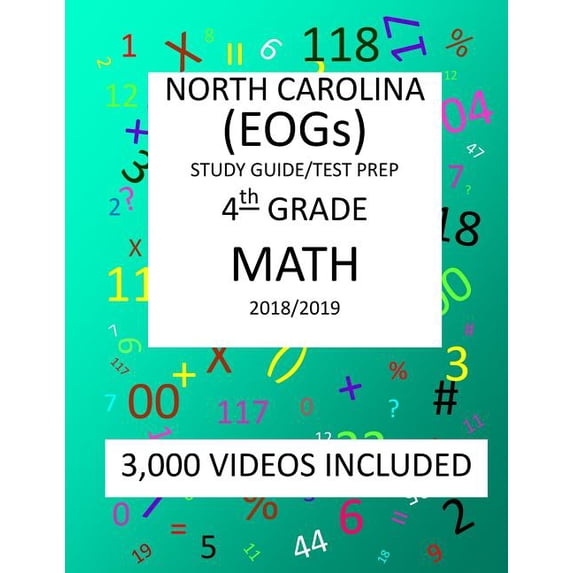 4th Grade NORTH CAROLINA EOGs 2019 MATH Test Prep: 4th Grade NORTH ...