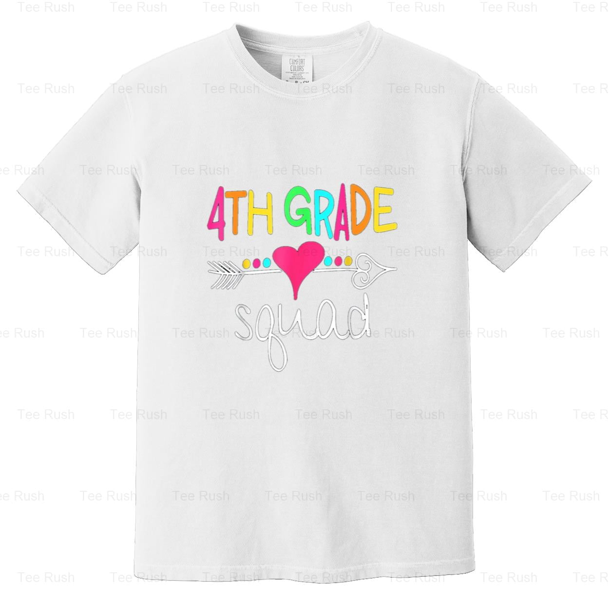 4th Grade Squad Fourth Teacher Student Team Gift, Funny, Back School ...