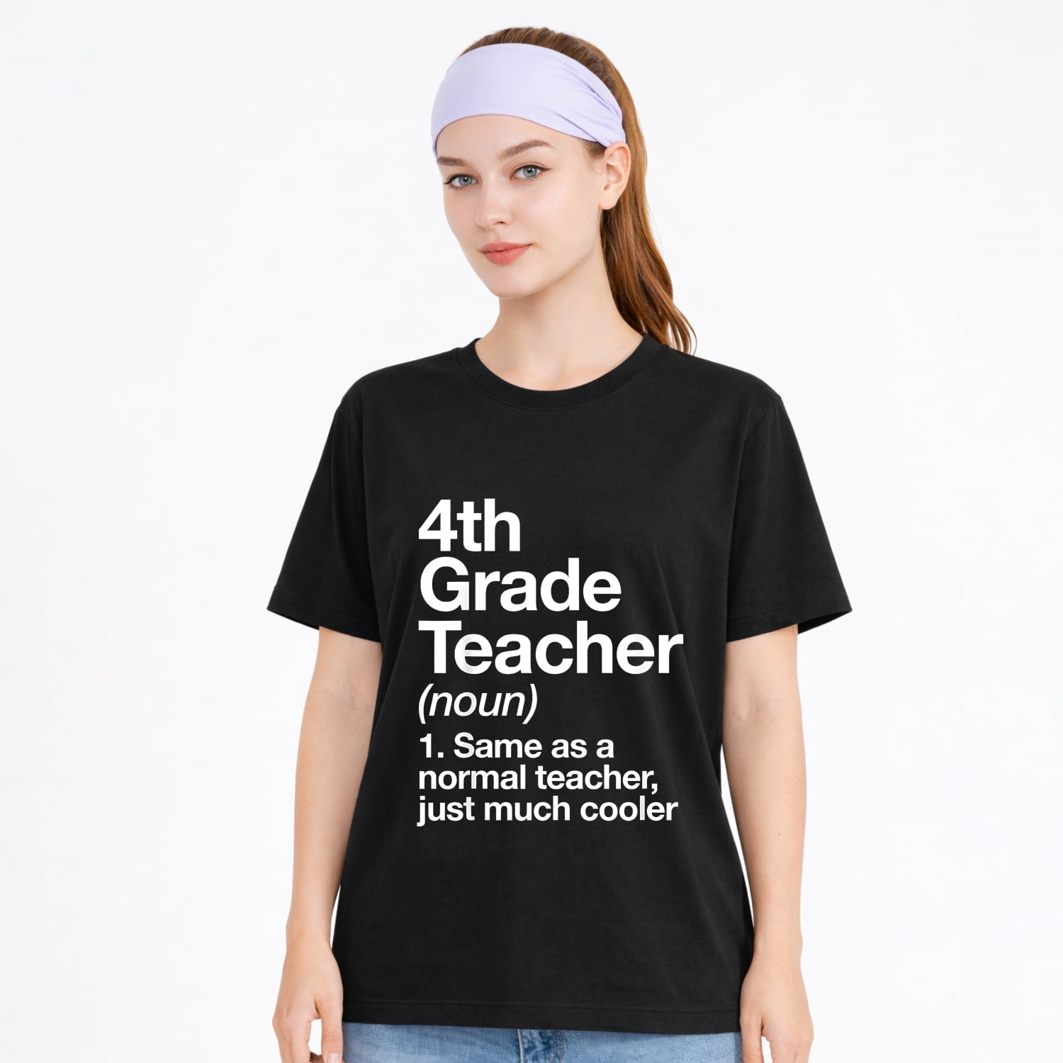 4th Grade Teacher Definition Funny Back To School First Day T-Shirt ...