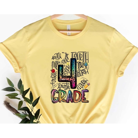4th Grade Teacher Shirt 4th Grade Team Back To School Shirt Fourth ...