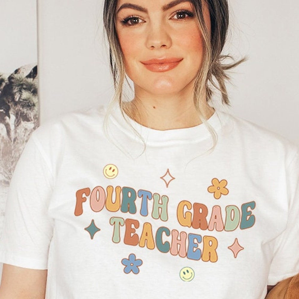 4th Grade Teacher Shirt, Fourth Grade Teacher Shirt, 4th Grade Shirt ...
