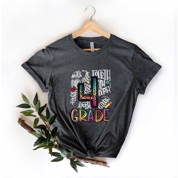 4th Grade Teacher T-Shirt, Fourth Grade Team Shirt, Back To School ...