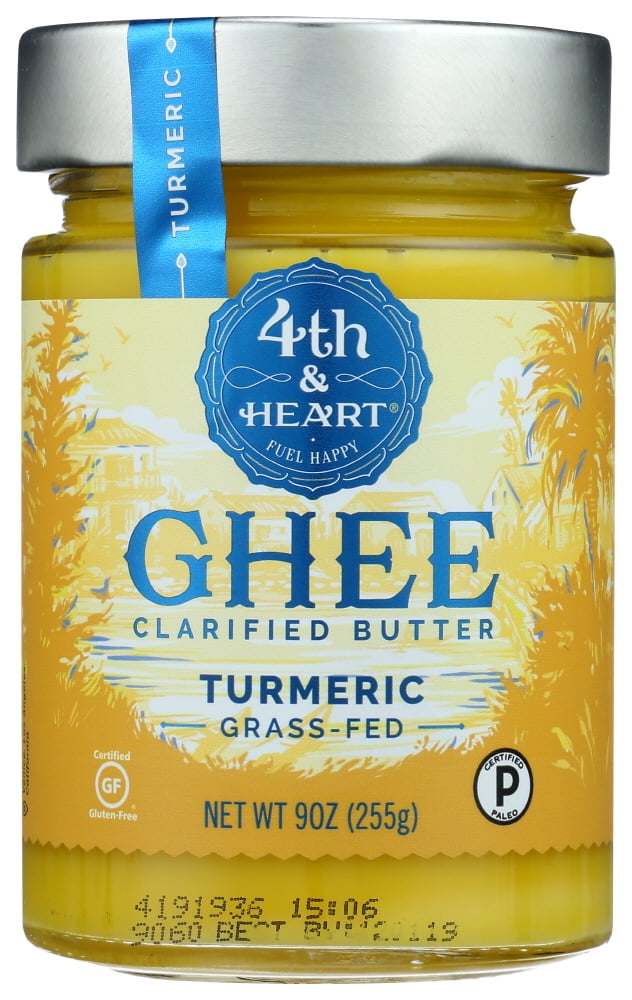 4th & Heart Ghee, Turmeric, 9 oz - Walmart.com