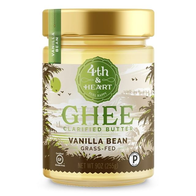 4th & Heart Dairy Free Vanilla Bean Ghee, 9 Oz - Walmart.com
