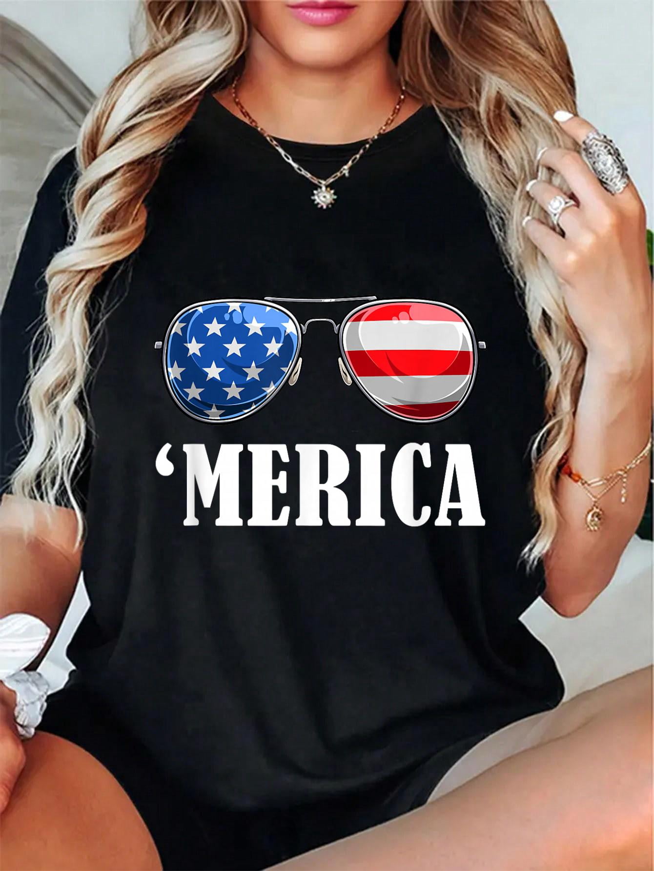 4th July America Independence Day Patriot USA Mens & Womens T-Shirt ...