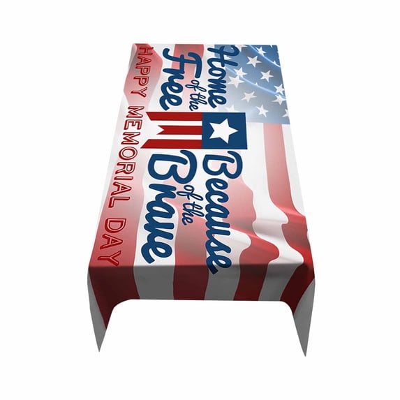 4th of July America Star Flag Table Cloth, Patriotic 250th Anniversary ...