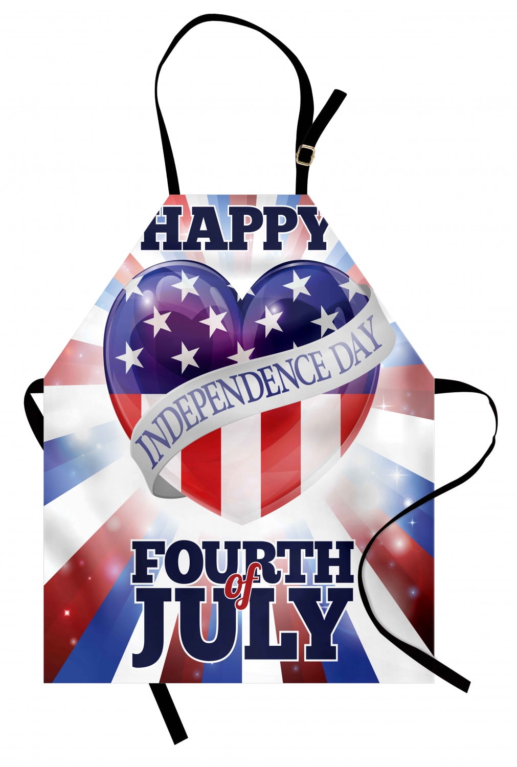4th of July Apron Colorful Celebration of Independence of United States ...