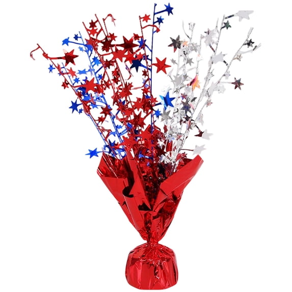 4th of July Artificial Flower for Table Centerpiece, Red White Blue DIY ...