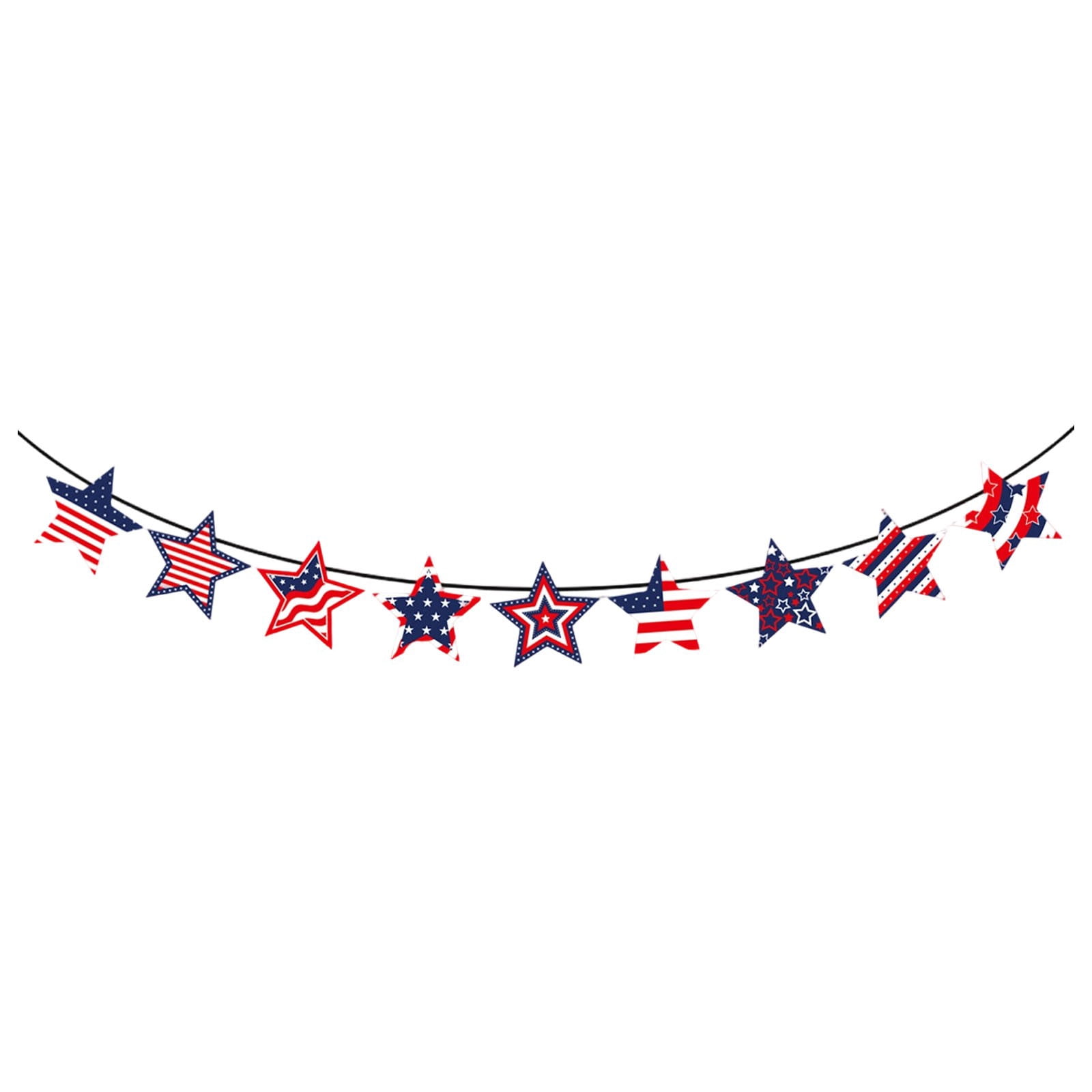 4th Of July Banner Rectangular Polyester In The USA Fourth Of July ...