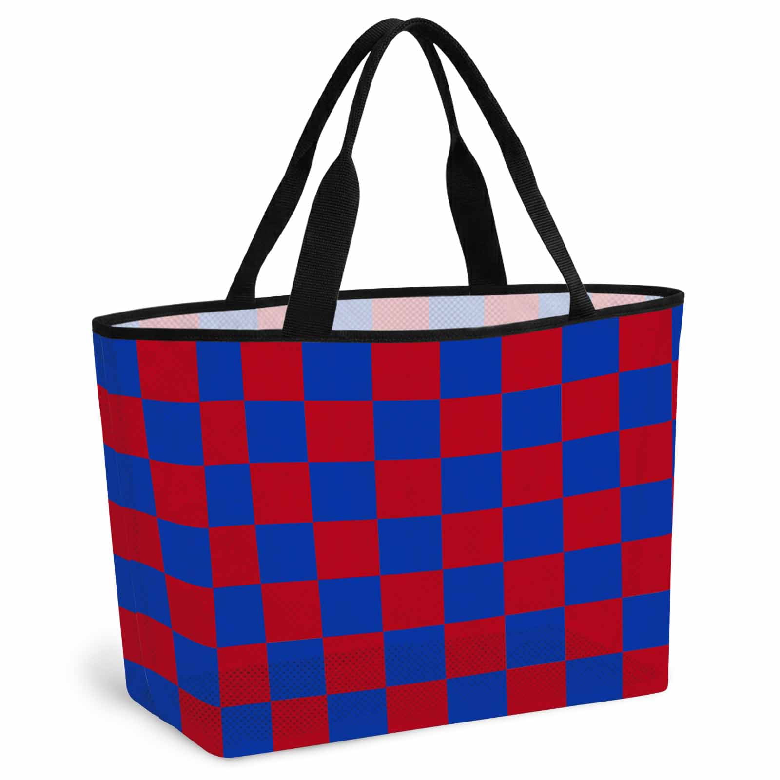 4th of July Beach Bag for Women, Large Breathable Mesh Beach Tote Bag ...