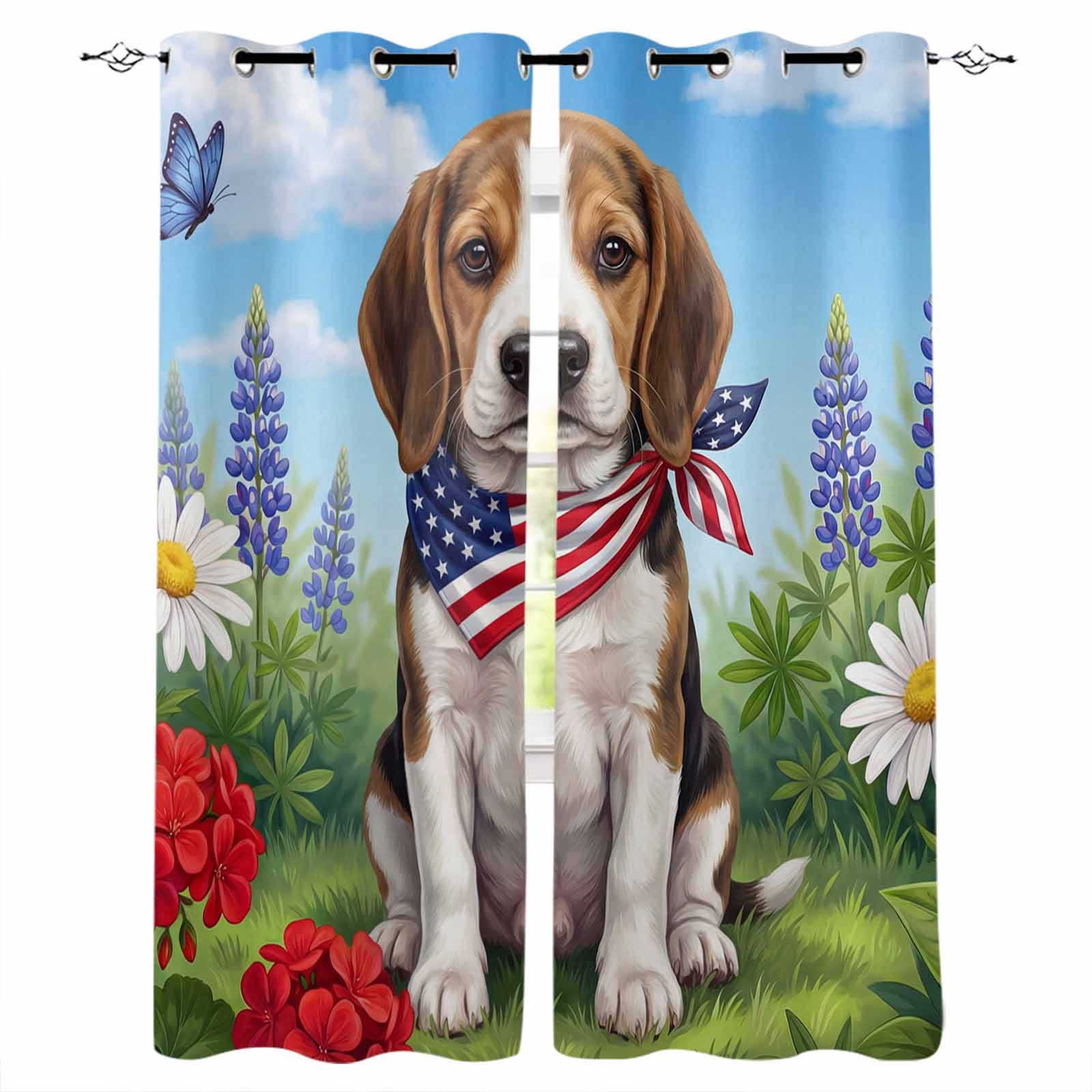 4th of July Blackout Curtains for Bedroom/Living Room, Thermal ...