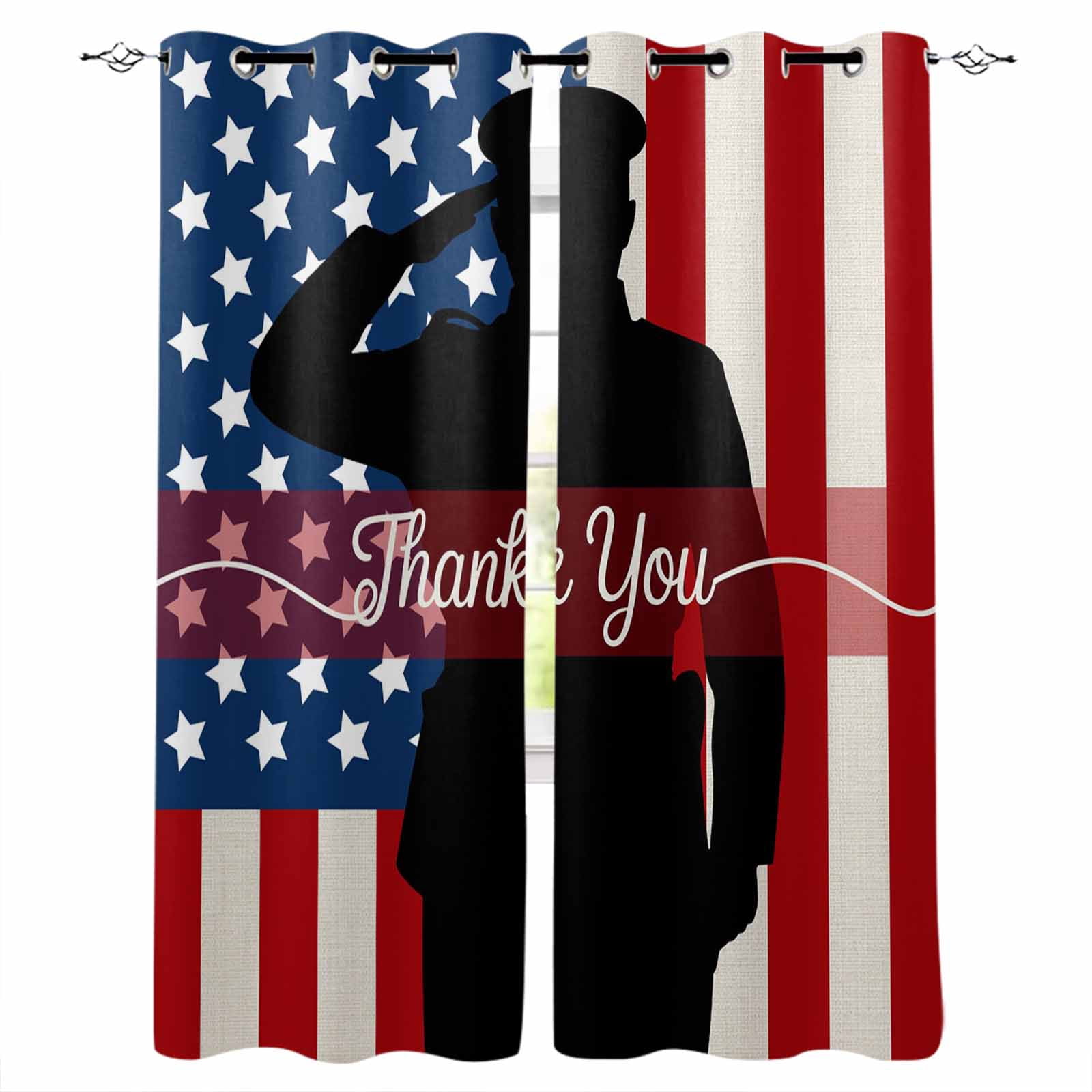 4th of July Blackout Curtains for Bedroom/Living Room, Thermal ...