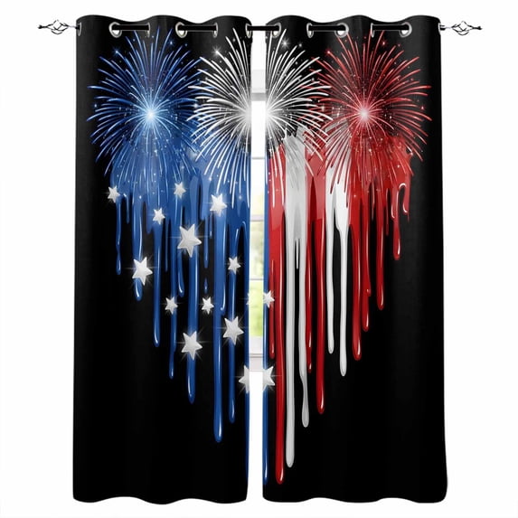 4th of July Blackout Curtains for Bedroom/Living Room, Thermal ...