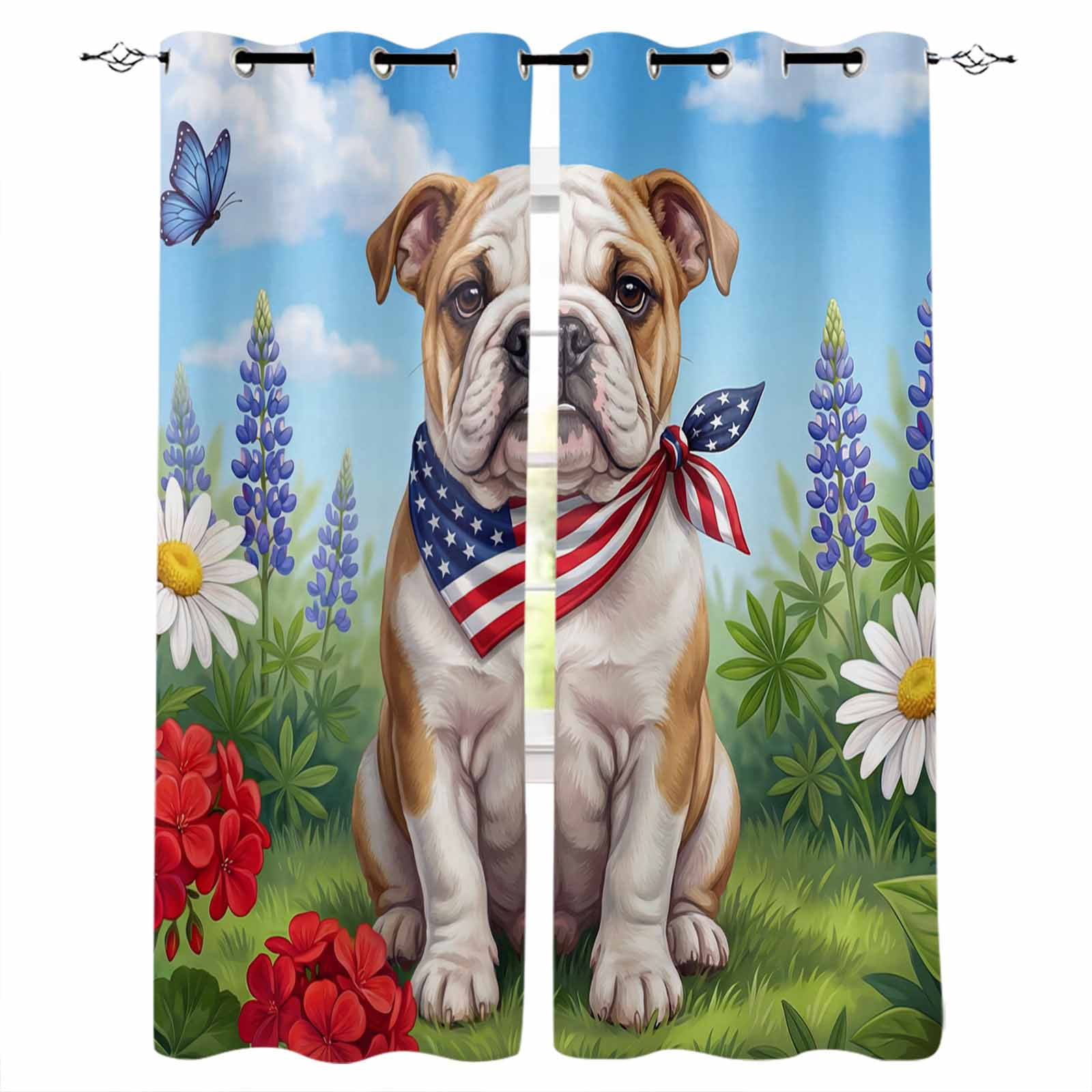 4th of July Blackout Curtains for Bedroom/Living Room, Thermal ...
