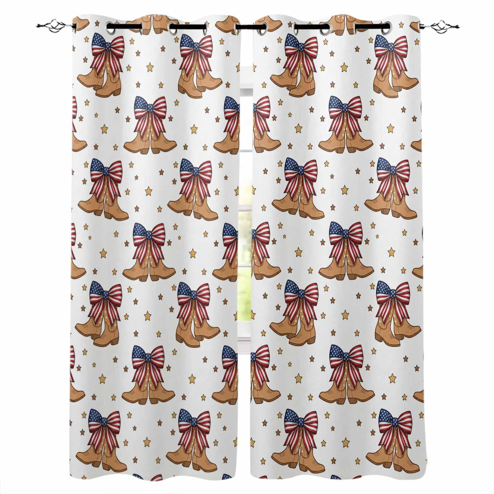 4th of July Blackout Curtains for Bedroom/Living Room, Thermal ...