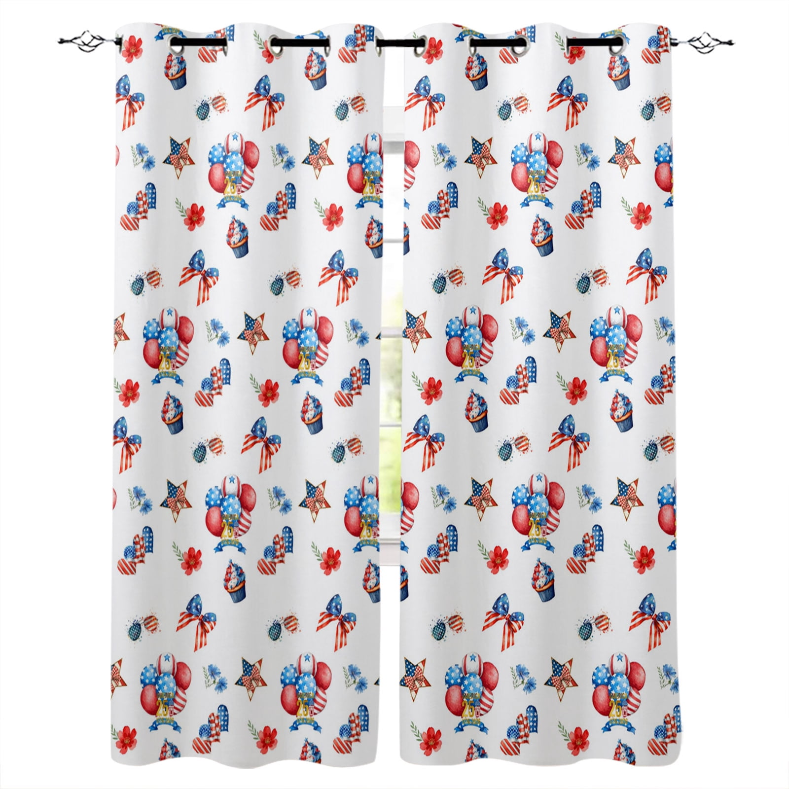 4th of July Blackout Curtains for Bedroom/Living Room, Thermal ...