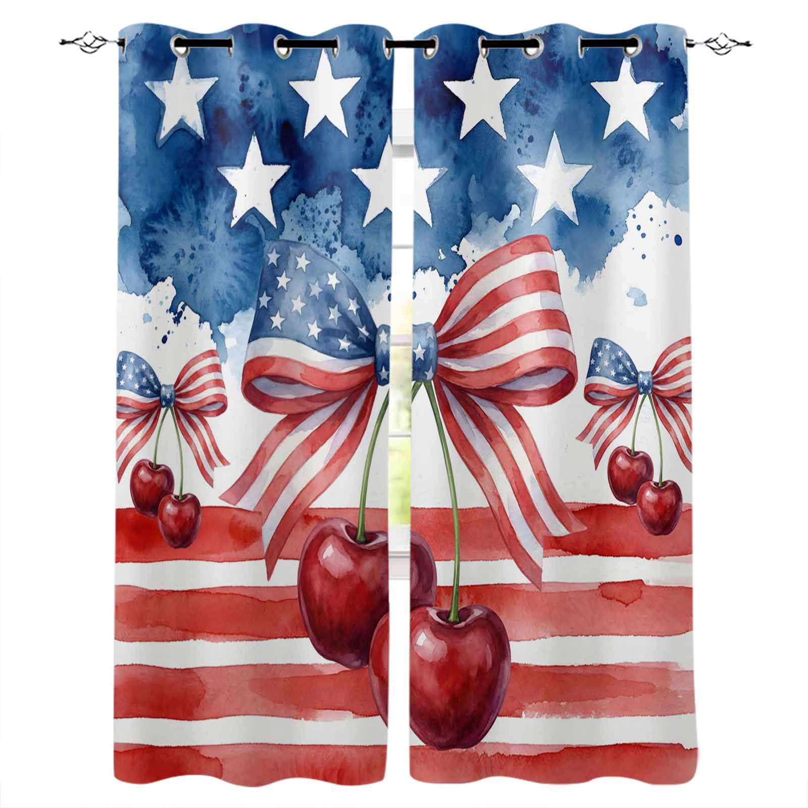 4th of July Blackout Curtains for Bedroom/Living Room, Thermal ...