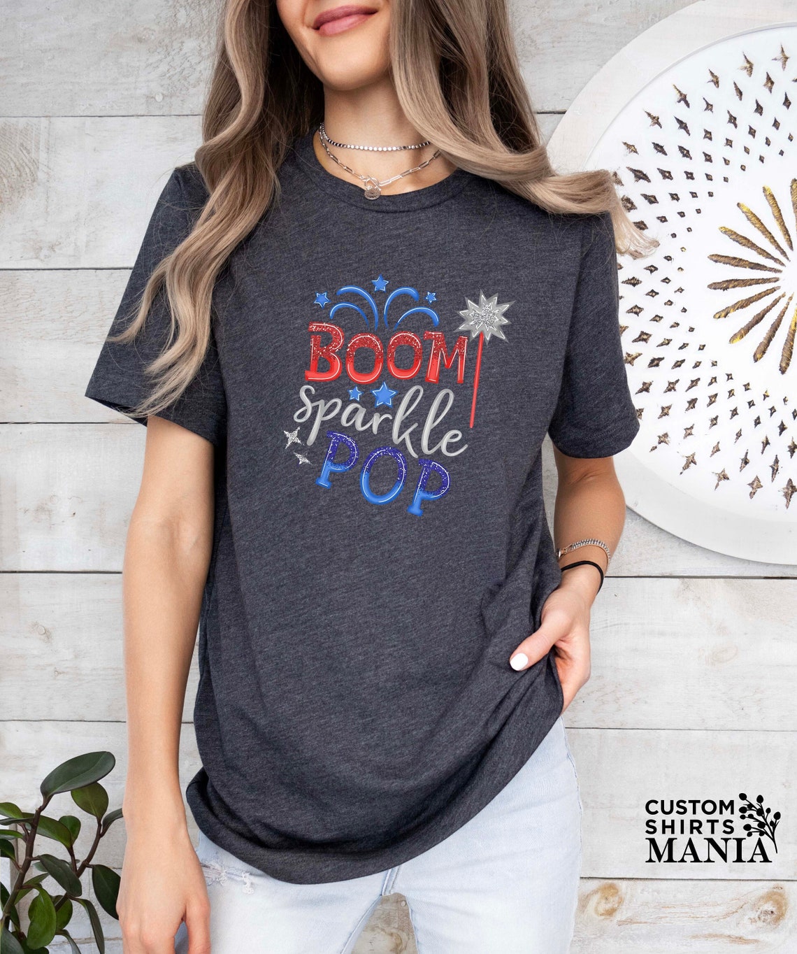 4th of July Celebration Shirt, Boom Sparkle Pop Shirt, Patriotic Shirts ...
