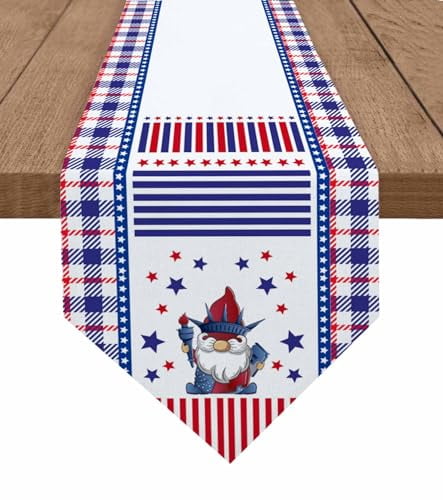 4th of July Cotton and Linen Triangle Table Runners Long Dresser ...