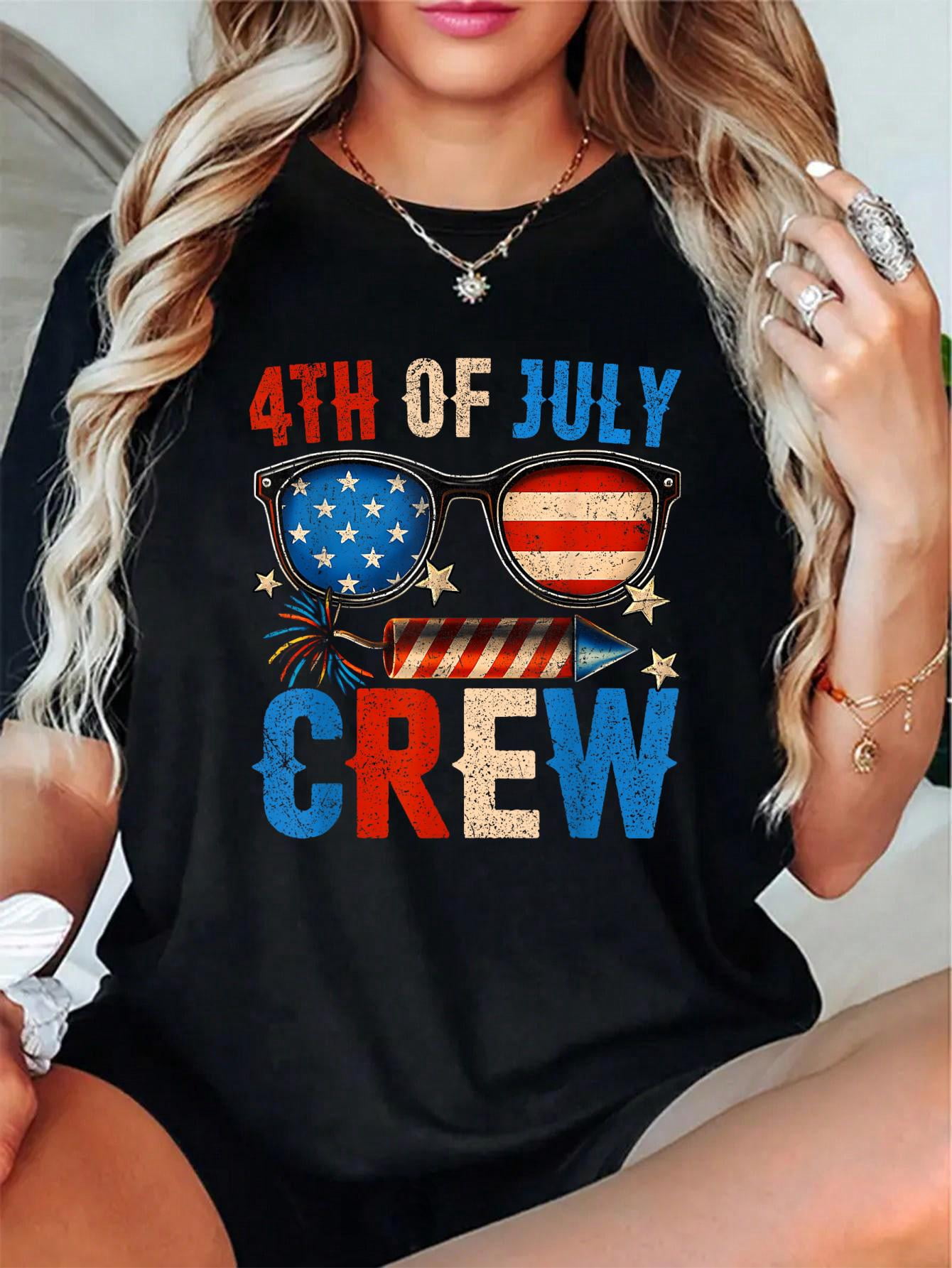 4th July Crew Funny Family Matching Men Women T-Shirt - Walmart.com