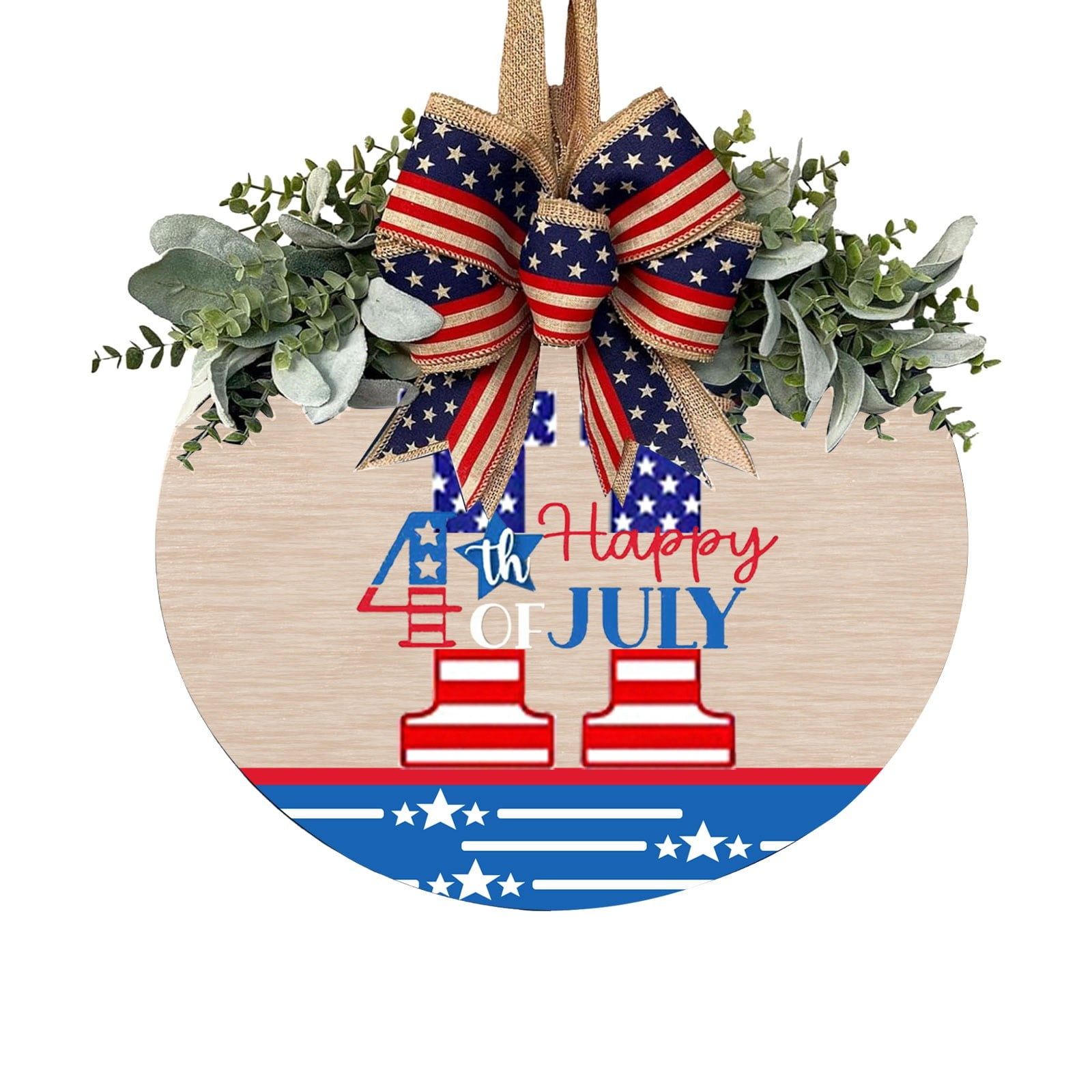 4th of July Decor, New 26 Character Surname Patriotic Sign July 4th ...