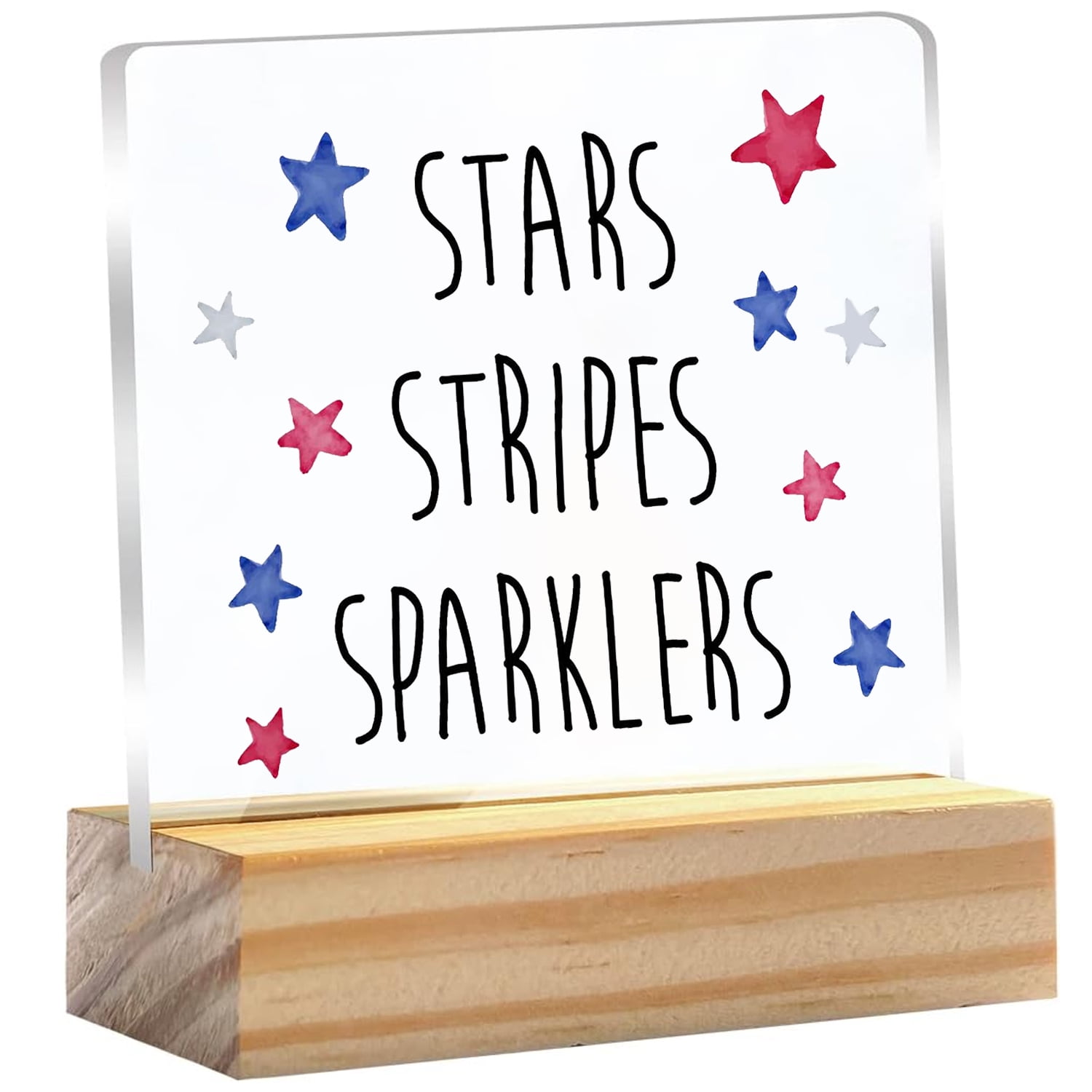 4th of July Decor Patriotic Decorations Wood table sign,Freedom Office ...