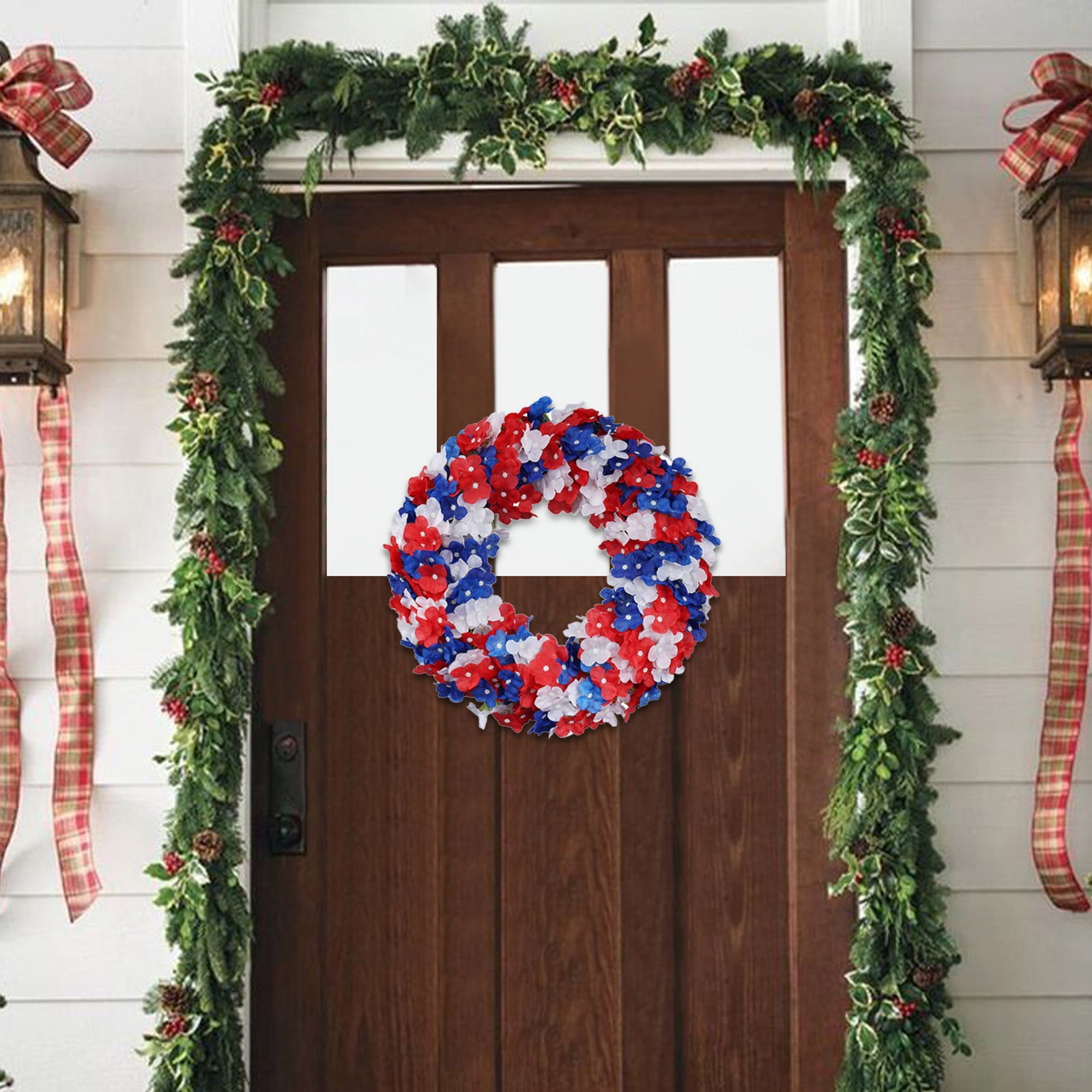 4th of July Decor Wreath Patriotic Wreath Decoration,Independence Day ...