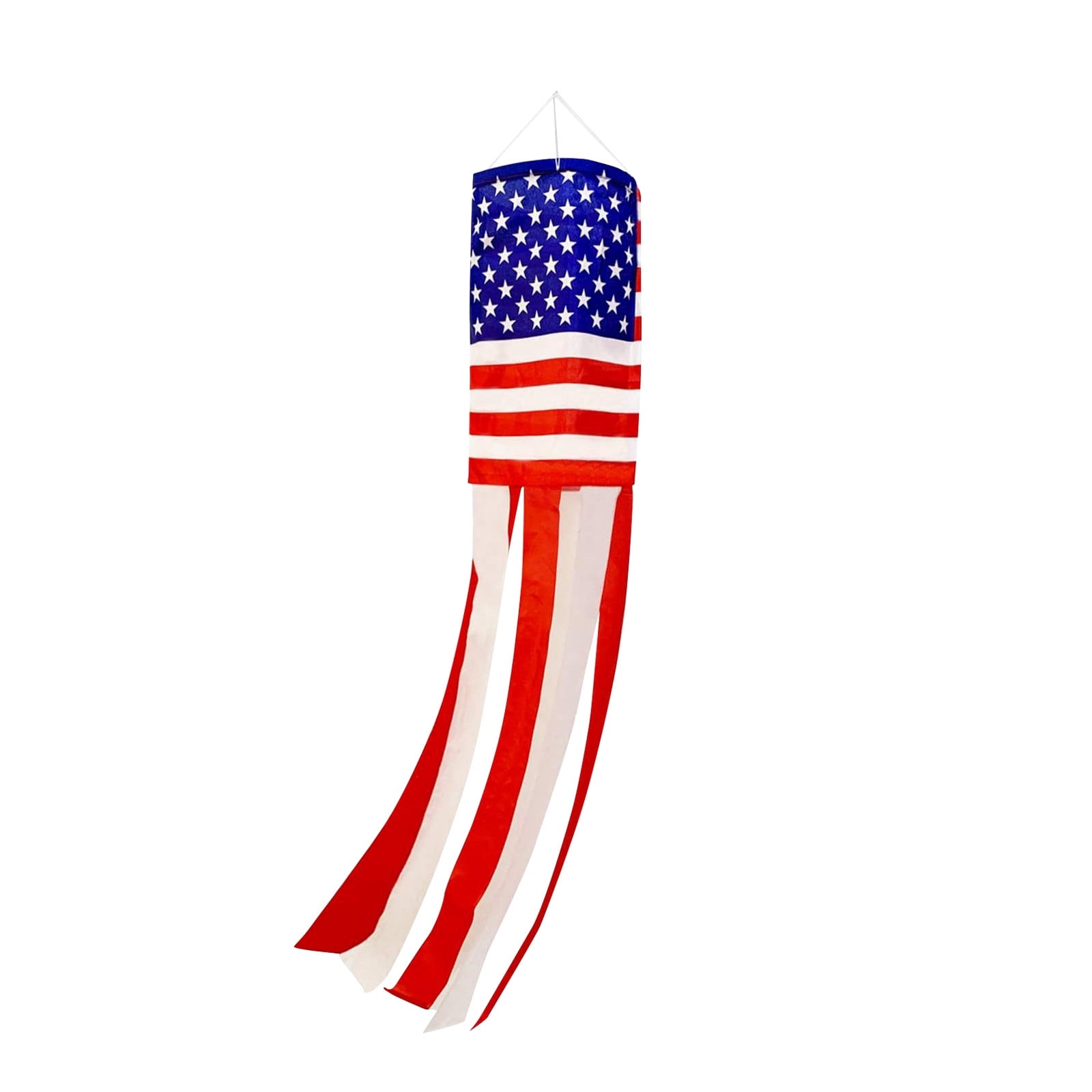 4th Of July Decorations,40 Inch American Windsock Heavy Duty,Patriotic ...