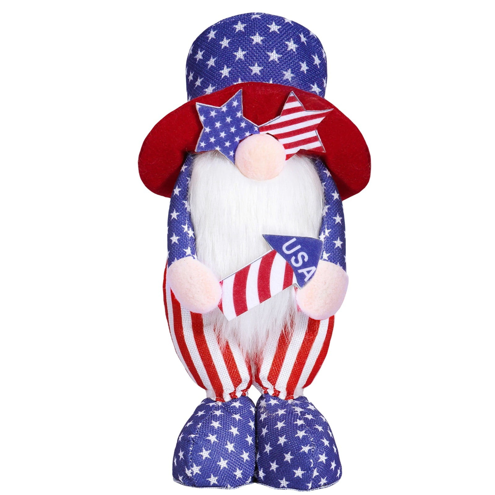 4th of July Decorations Faceless Doll Gnomes Plush Ornament America Independence Day Home Decors ...