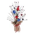 4th of July Decorations Patriotic Artificial Berry Stems Picks 16 ...