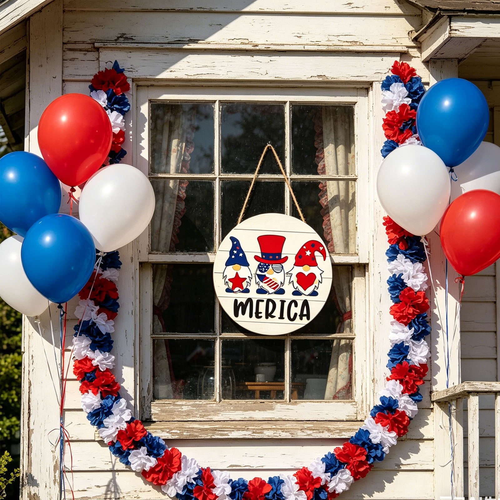 4th of July Decorations Patriotic Wreaths for Front Door Memorial Day ...
