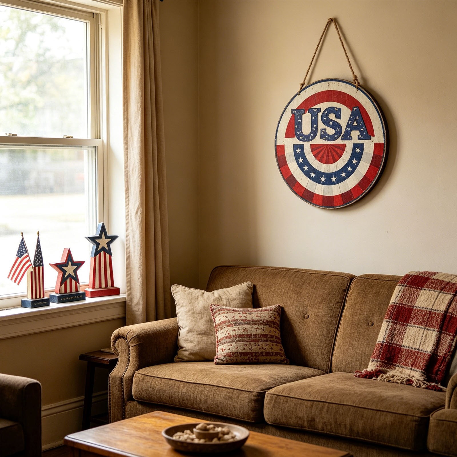 4th of July Decorations Patriotic Wreaths for Front Door Memorial Day ...