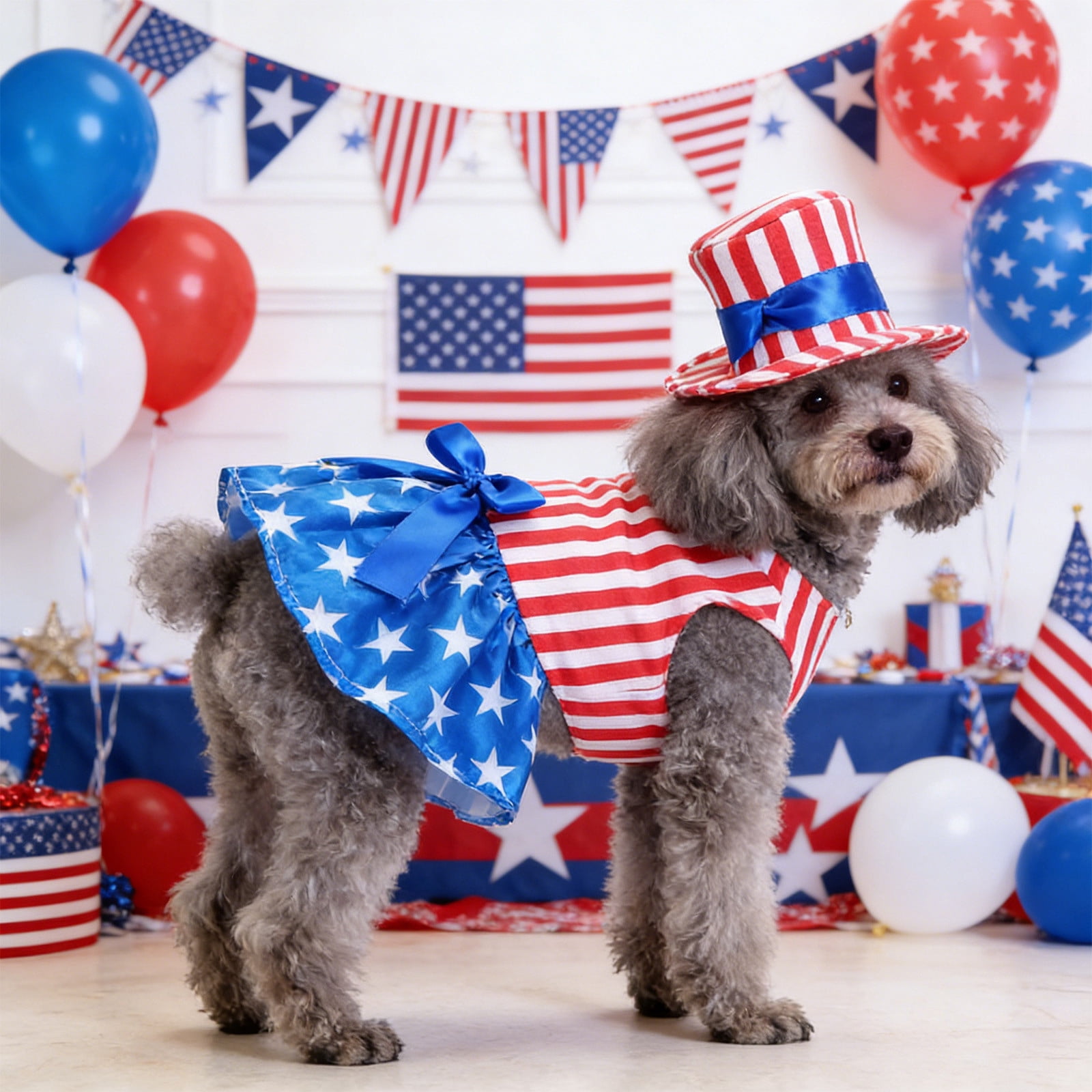 4th Of July Decorations Pet accessories Independence Day Pet Clothing ...
