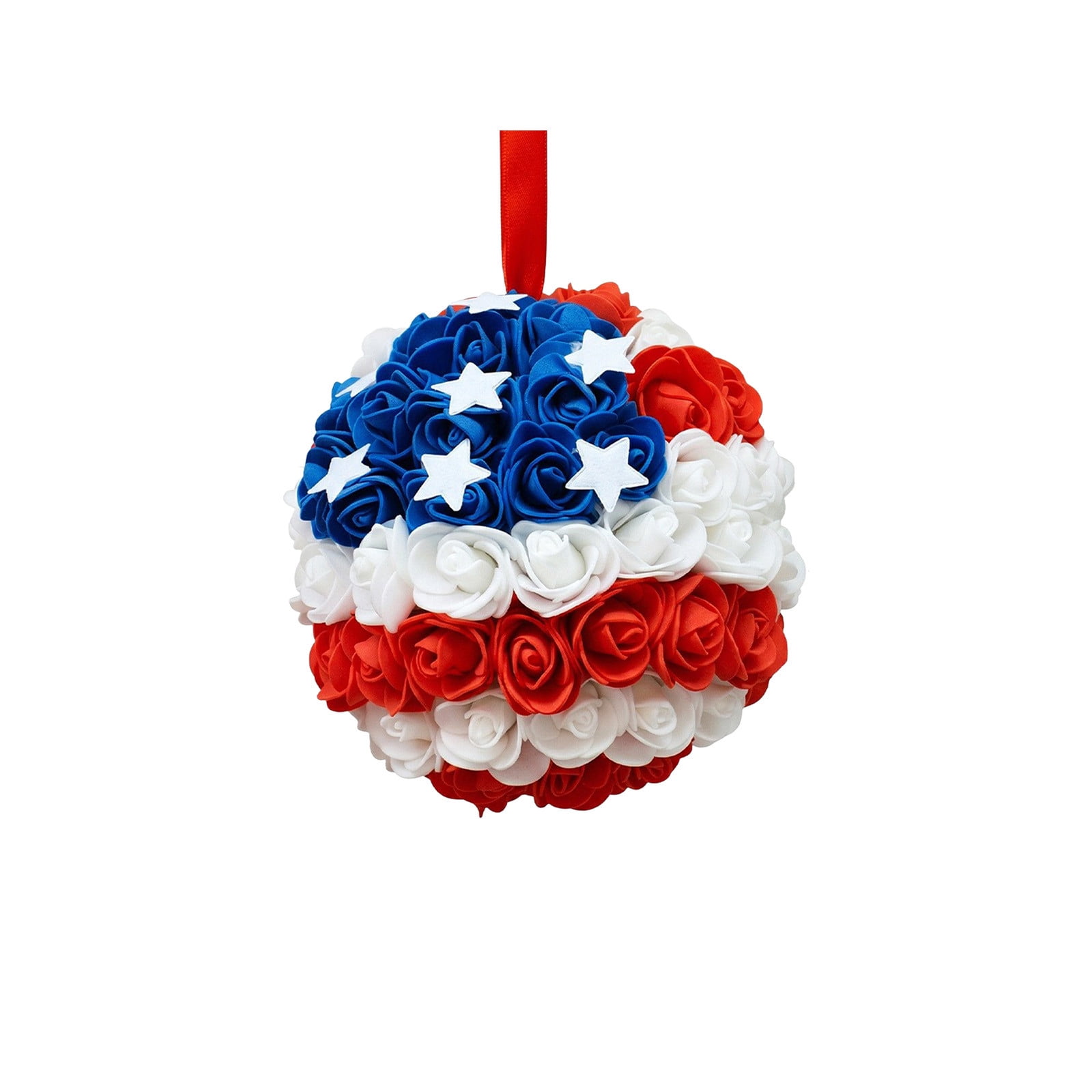 4th of July Decorations, Red White and Blue National Flag Door Hanger ...