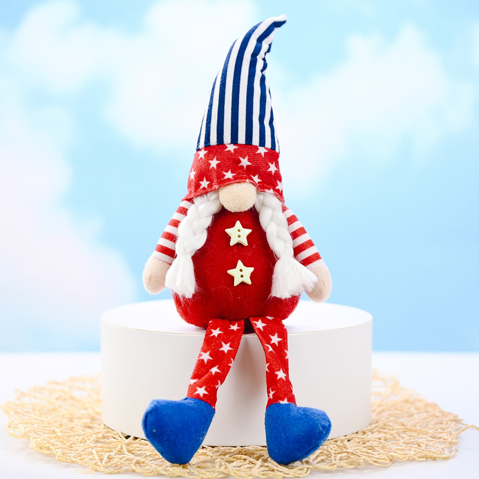 4th of July Desktop Ornament Guopo American Flag Pygmy Patriotic Pygmy ...