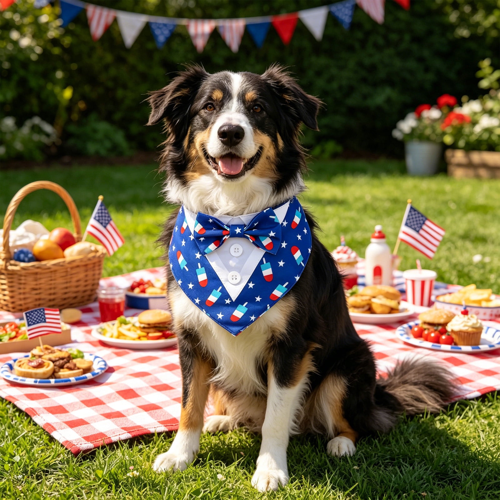 4th Of July Dog Bandanas Dog Bandanas Boy 1pc,Patriotic Dog Bandanas ...
