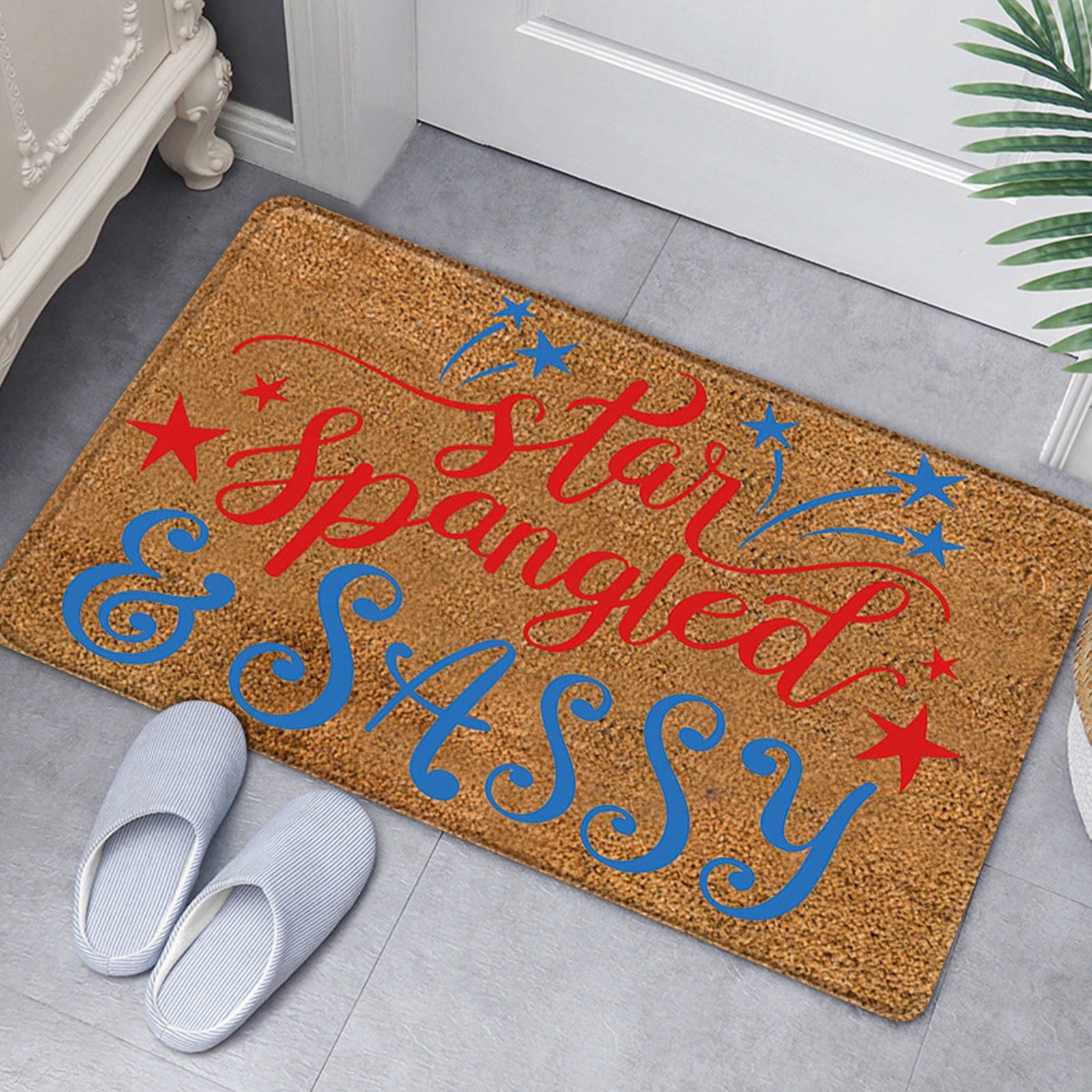 4th of July Door Mat 16x24 Inch, Welcome Doormat for Entryway, Porch ...