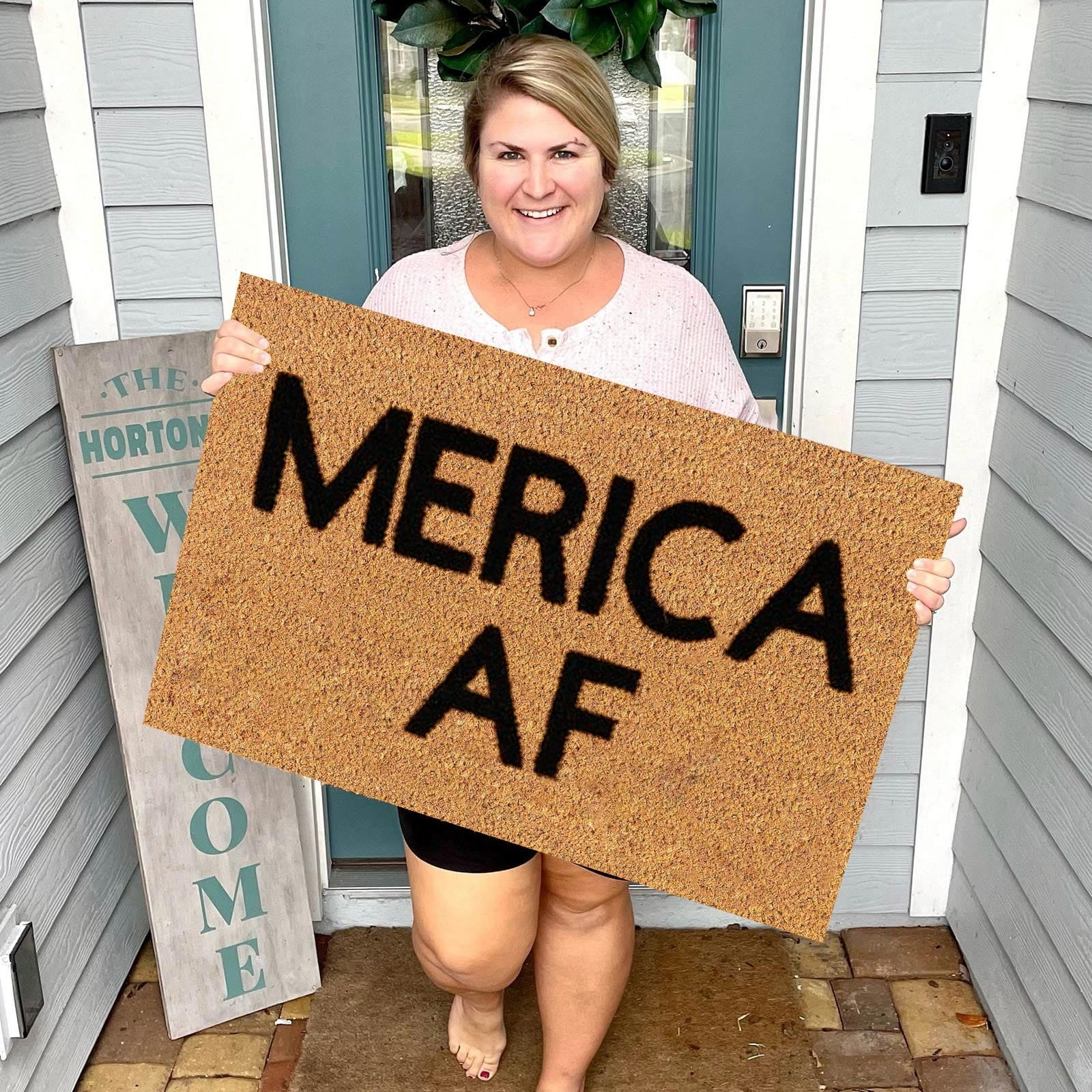 4th of July Door Mat Guopo Merica AF Doormat Door Mat Welcome Mat ...