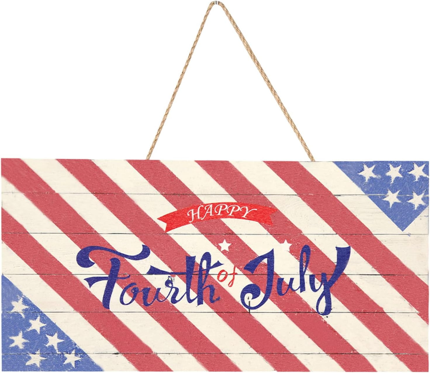 4th of July Favors Independence Day Wooden Door Plate Day Home Party ...