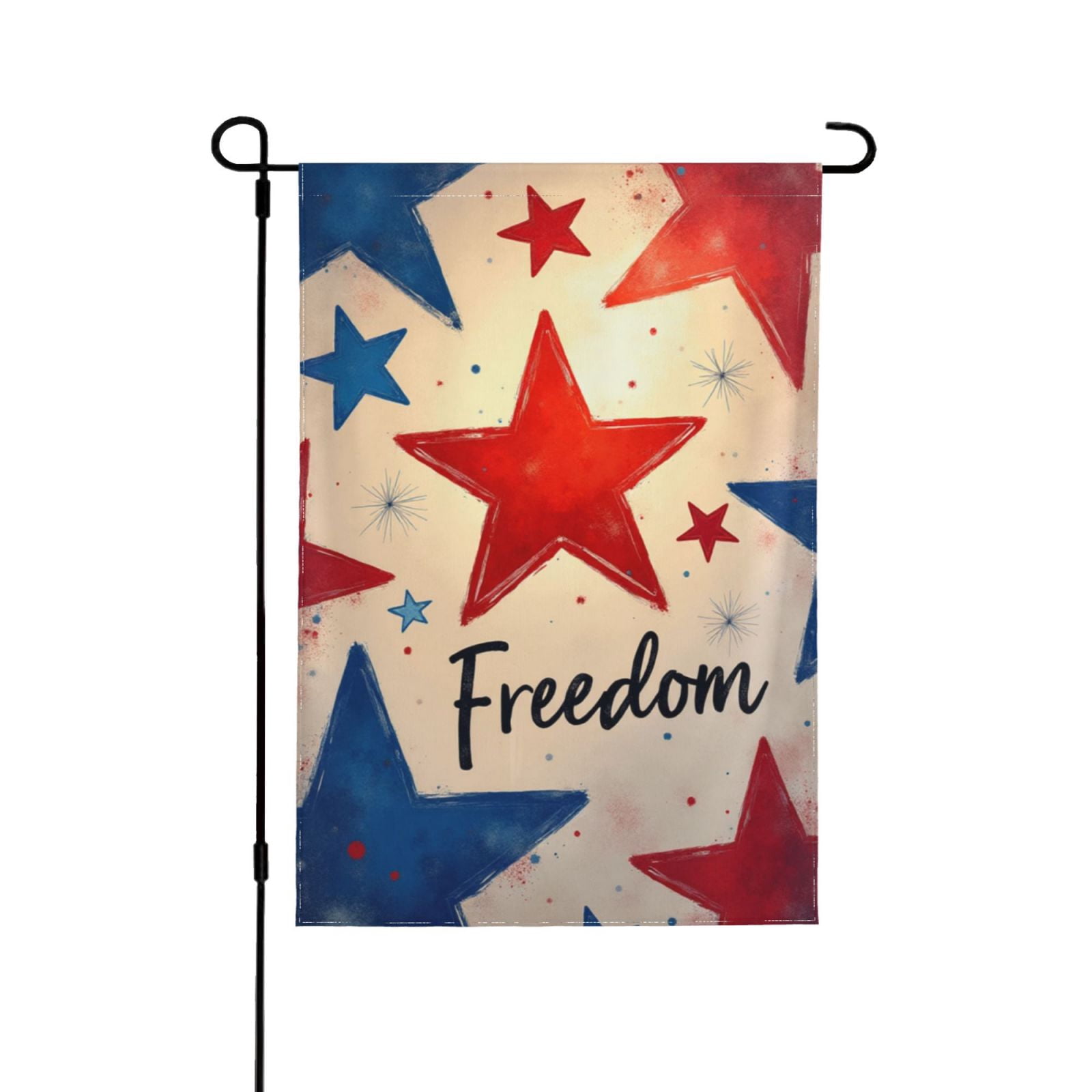 4th Of July Freedom Garden Flag 12.5x18 Inch Double Sided Outside ...