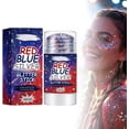 4th of July Glitter Stick, 2026 New Patriotic Hair Face Body Glitter ...