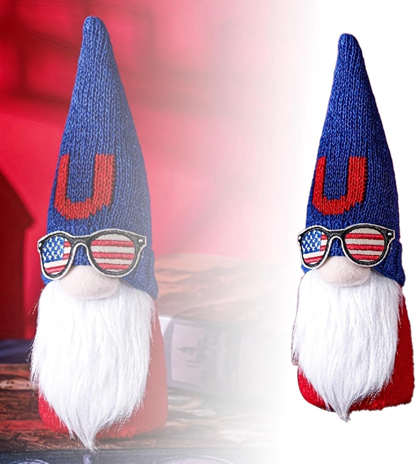 4th of July Gnome Decorations,American Patriotic Gnomes Doll Plush Set ...
