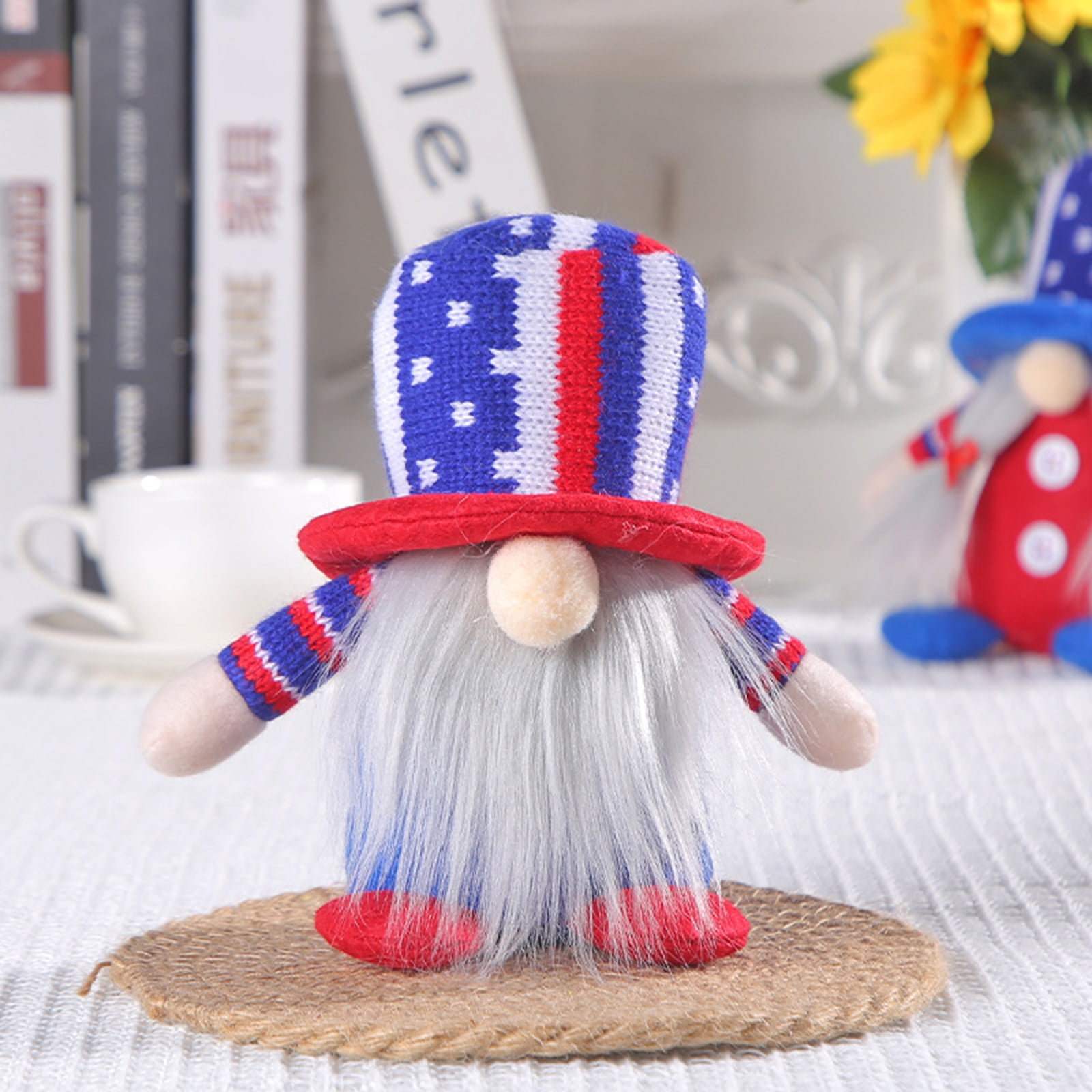 4th of July Gnomes Decorations for Home-Handmade Swedish Tomte Gnomes Plush, Patriotic Gnomes ...