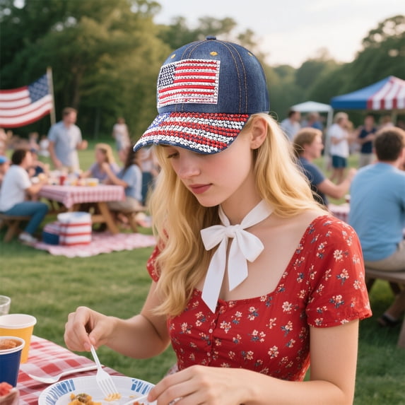 4th of July Hat 250 Anniversary USA Hat American Flag Trucker hat for ...