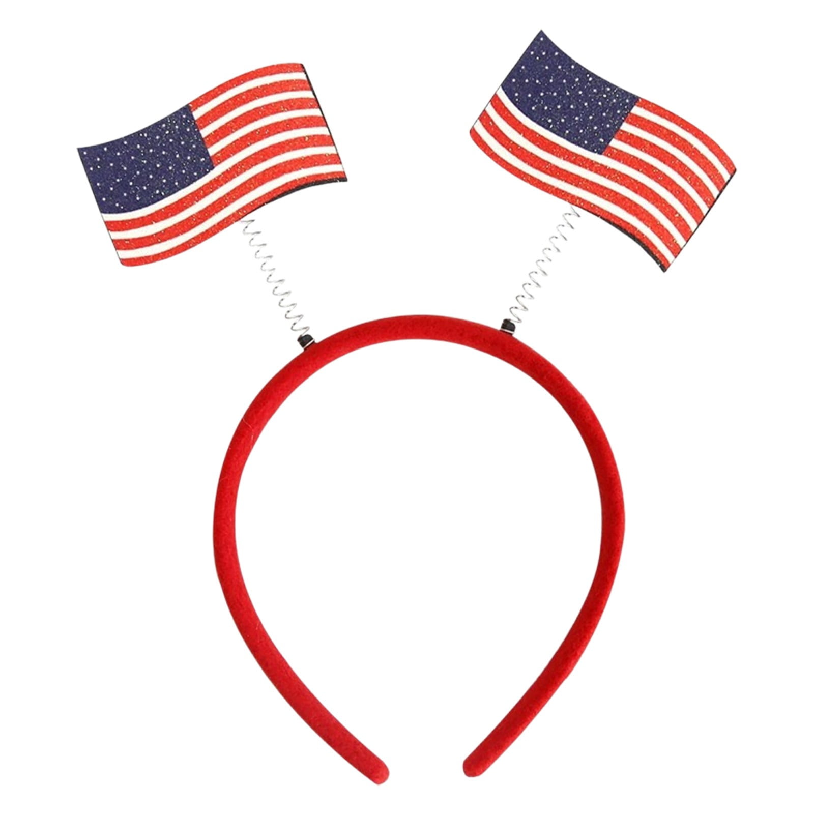 4th of July Headband Stars Heart Patriotic Head Boppers Independence ...