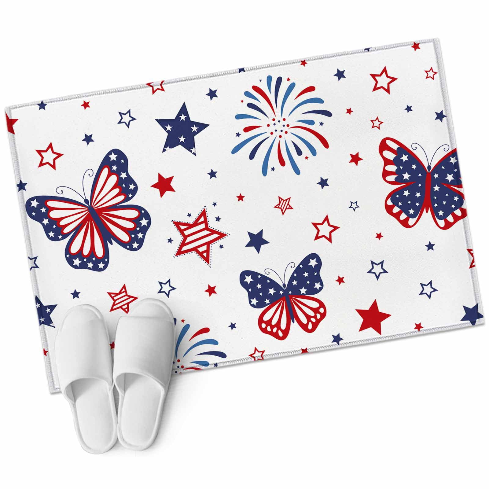 4th of July Large Area Rugs for Bedroom Living Room, Soft Non Slip ...