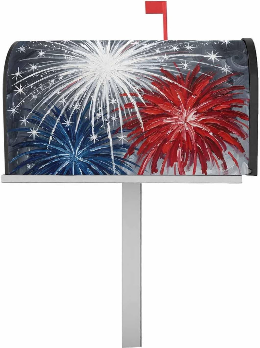 4th of July Mailbox Cover Magnetic Wraps, Patriotic US Star and Stripe ...